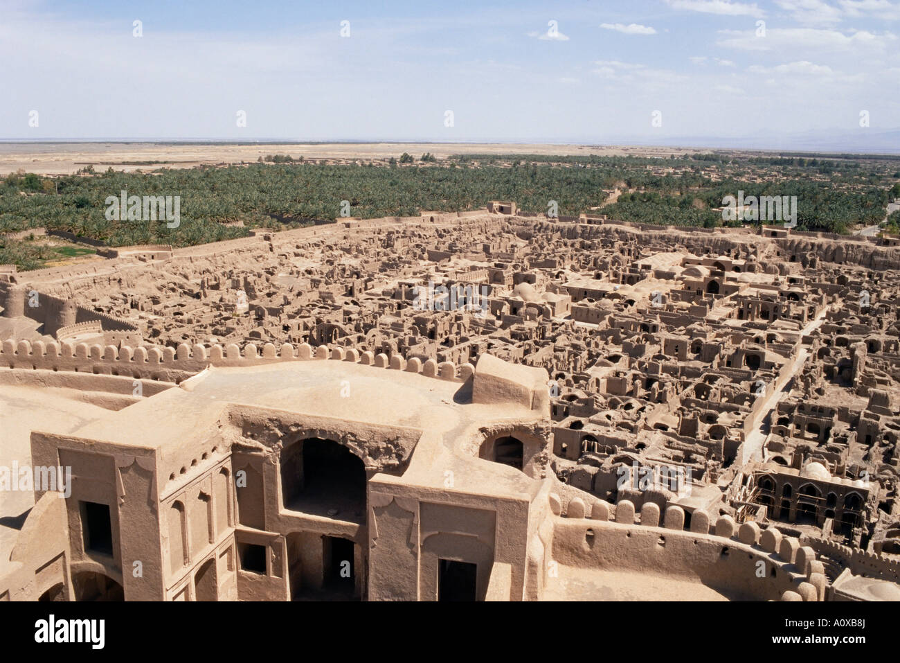 Verlassene Stadt von Citadel Bam Iran Middle East Stockfotografie - Alamy