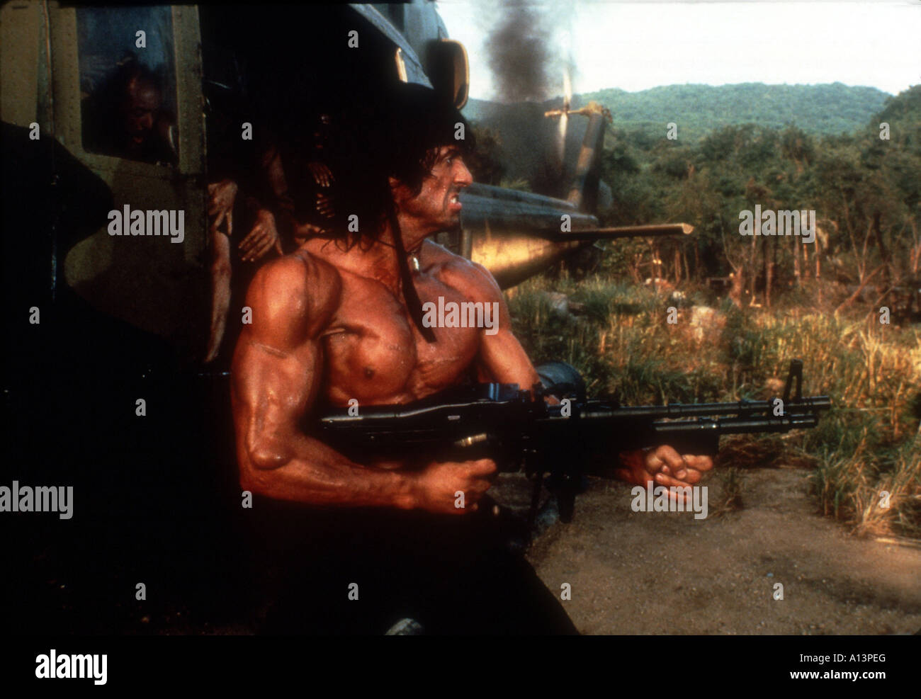 Rambo erste Blut II Jahr 1985 Direktor George Pan Cosmatos Sylvester ...