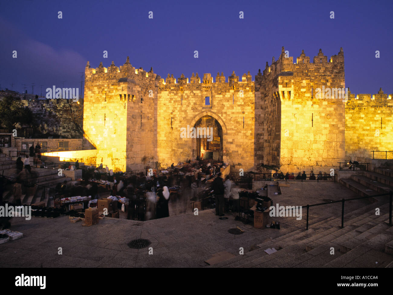 Damascus gate, night -Fotos und -Bildmaterial in hoher Auflösung – Alamy