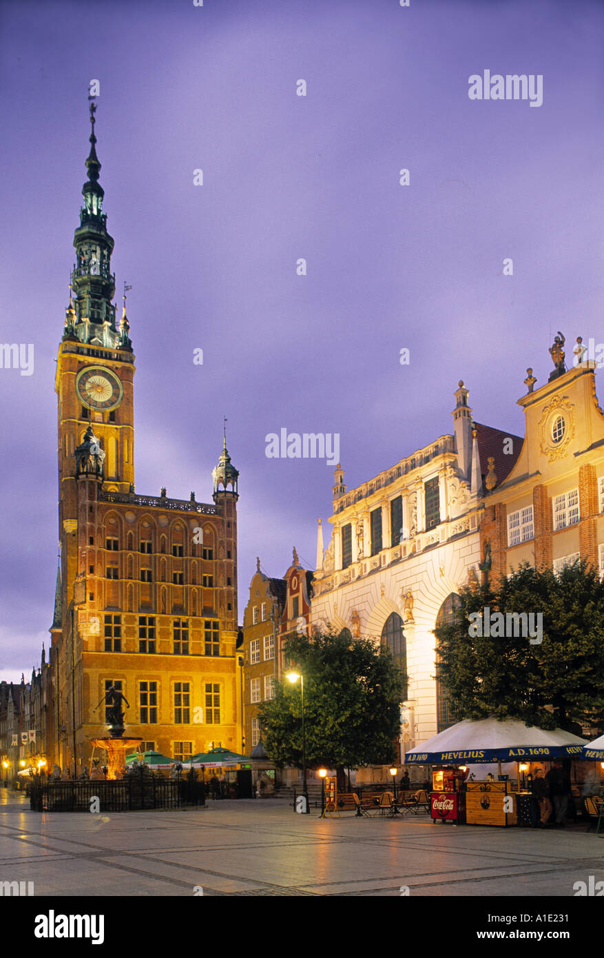 Rathaus, Danzig, Polen Stockfotografie - Alamy