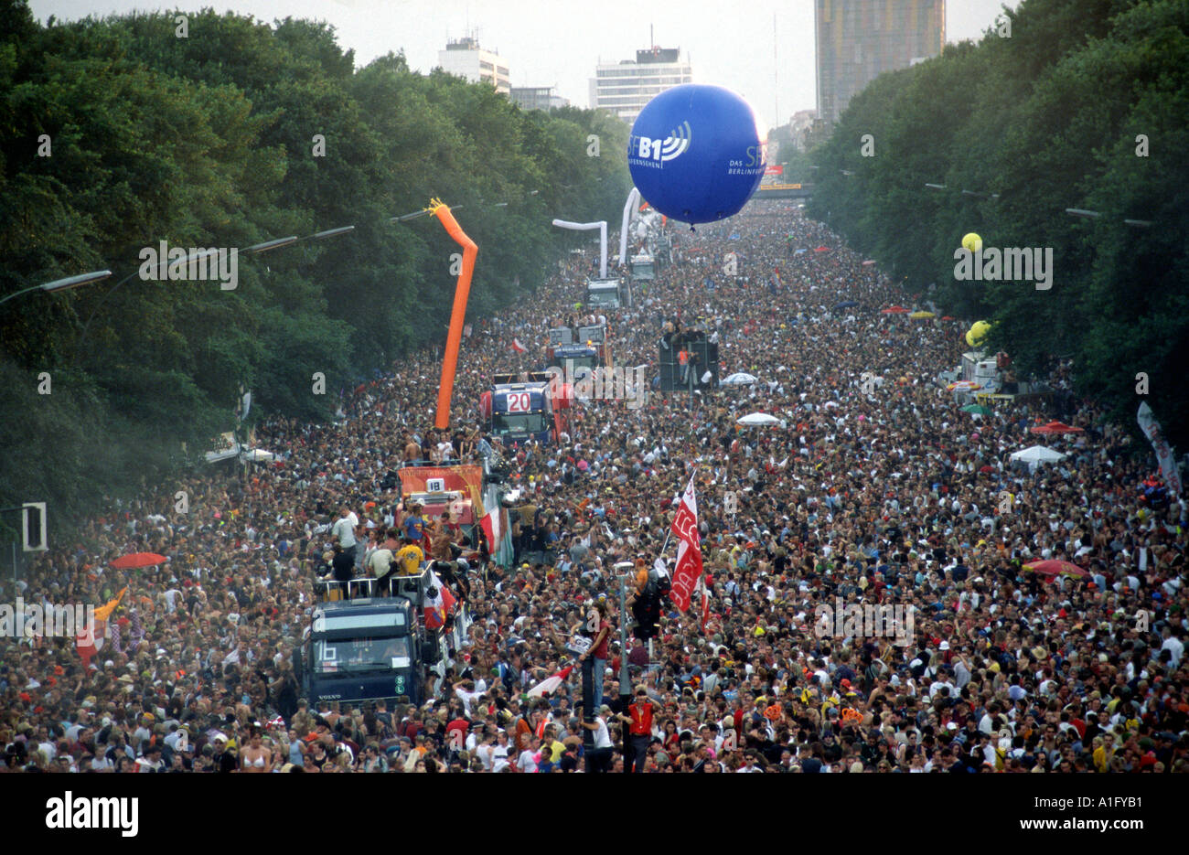 Love Parade Berlin Germany July Stockfotos und -bilder Kaufen - Alamy