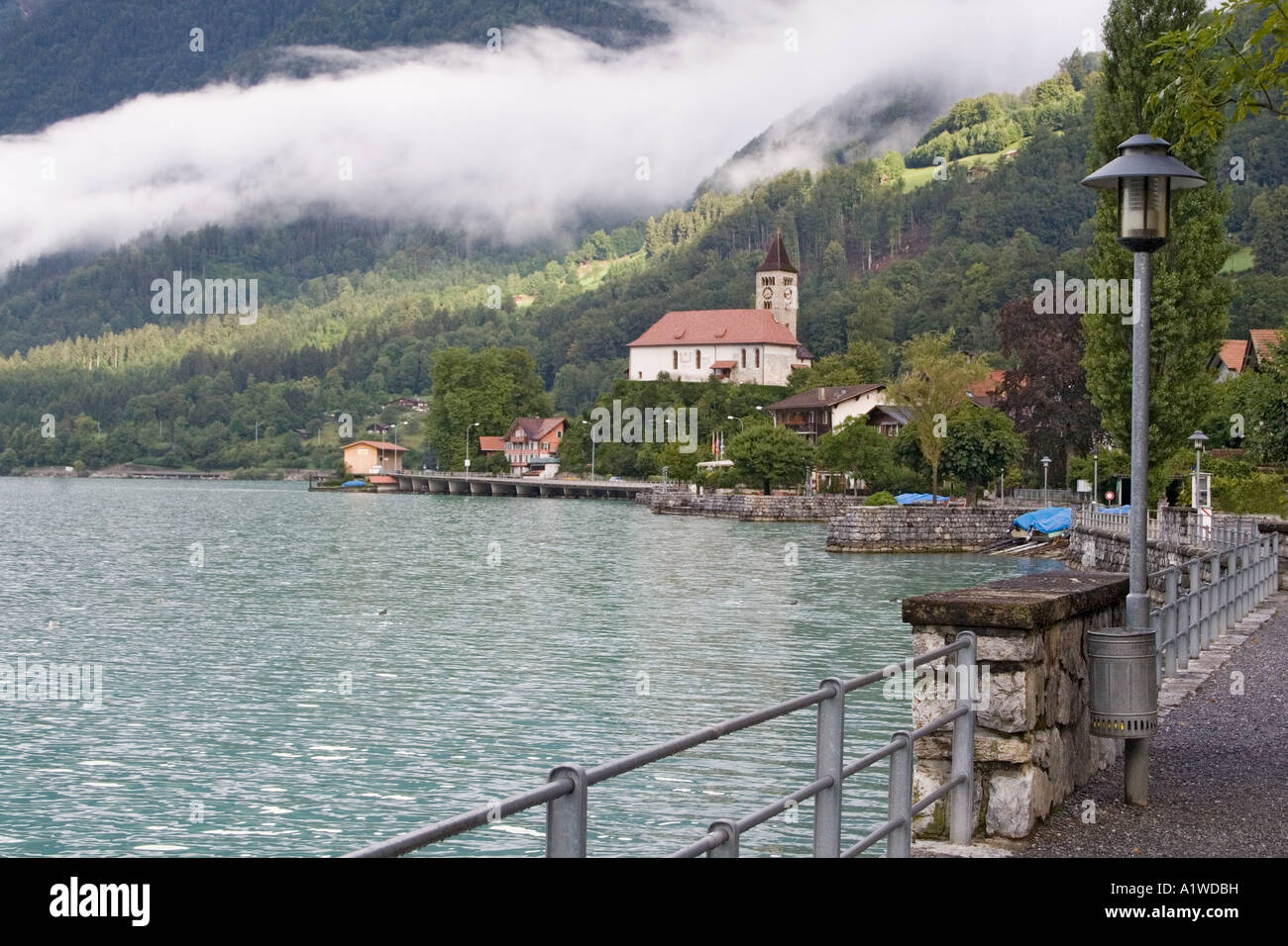 Brienz church brienzersee switzerland Stockfotos und -bilder Kaufen - Alamy