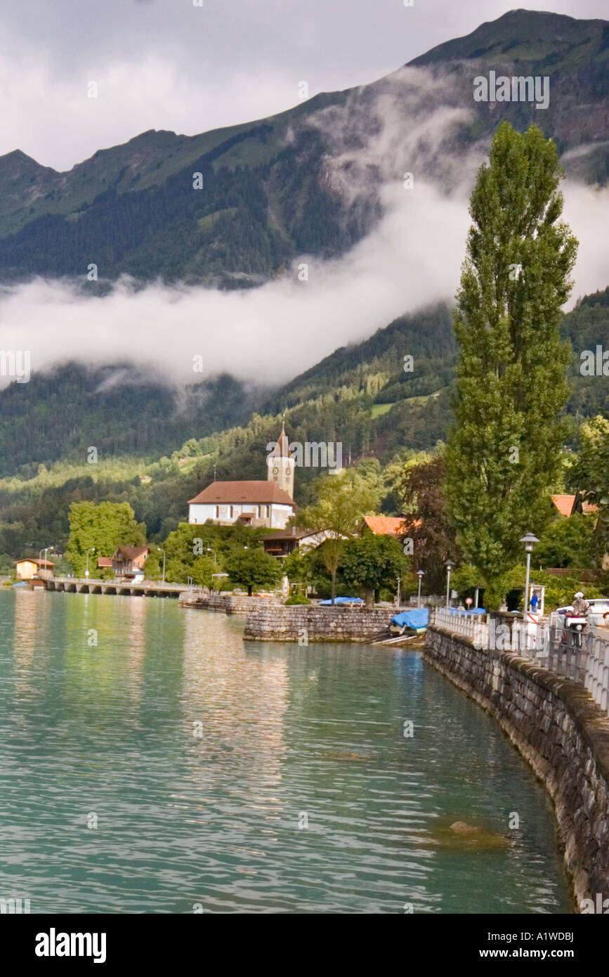 Brienz church brienzersee switzerland Stockfotos und -bilder Kaufen - Alamy