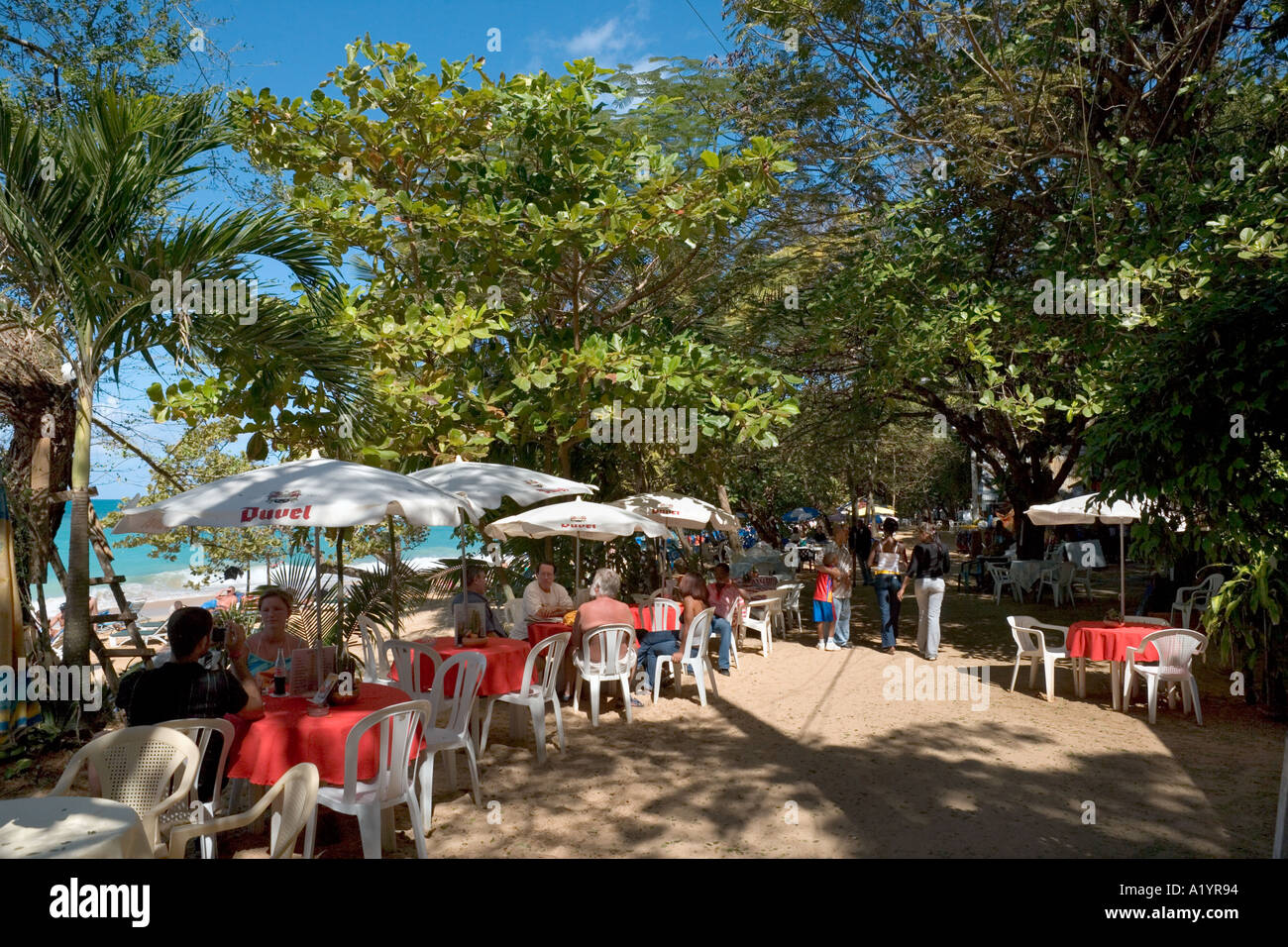 Am Strand Bars am Strand in Puerto Plata, Sosua, Nordküste ...