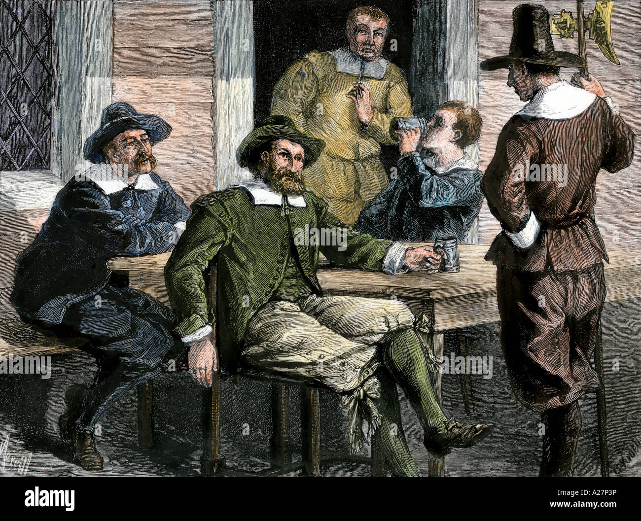 Puritan colonists 1600s -Fotos und -Bildmaterial in hoher Auflösung – Alamy