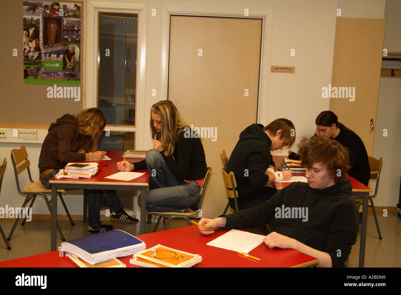 Sweden School Class Stockfotos und -bilder Kaufen - Alamy