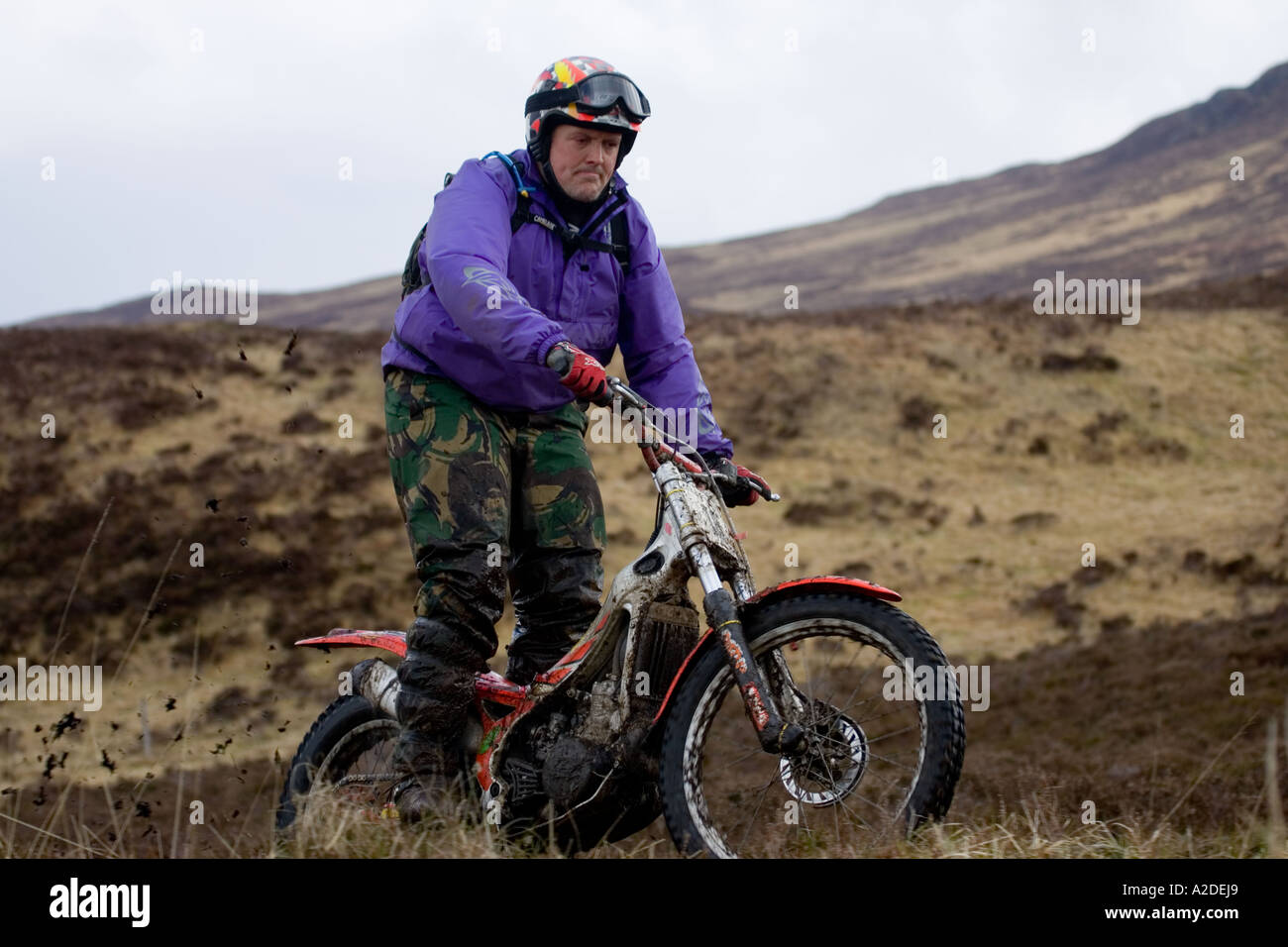 Motorrad trial Stockfotos und -bilder Kaufen - Alamy