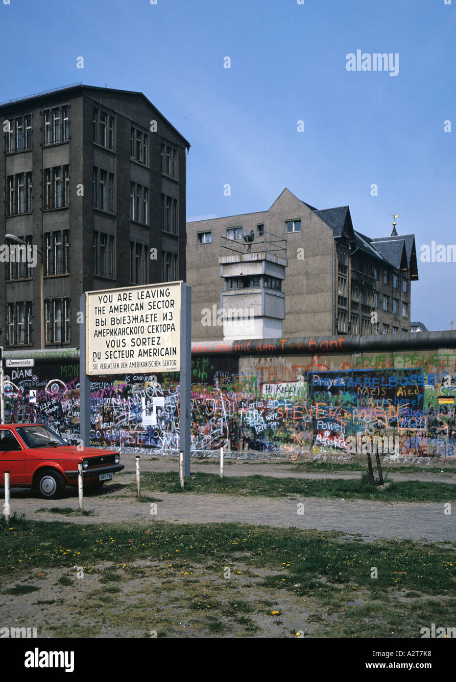 Europa Europa Deutschland Deutschland Berlin die Mauer 1985 ...