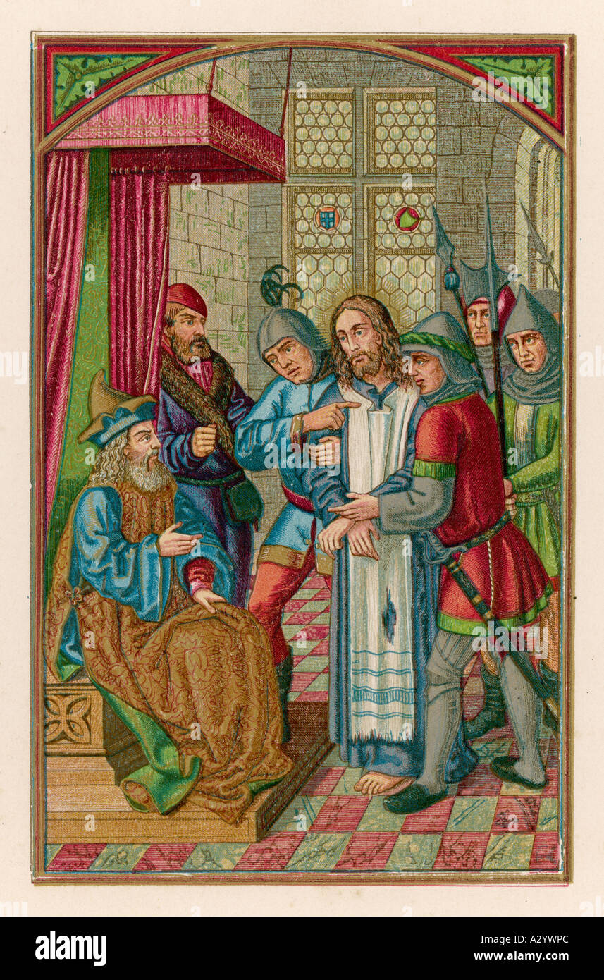 Jesus Before Herod Stockfotos und -bilder Kaufen - Alamy