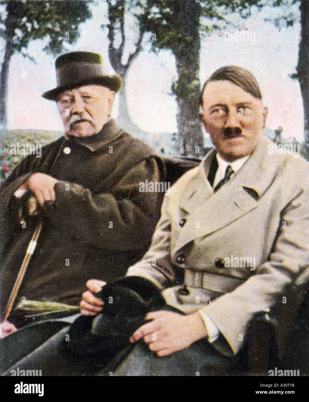 Adolf hitler and paul von hindenburg -Fotos und -Bildmaterial in hoher ...