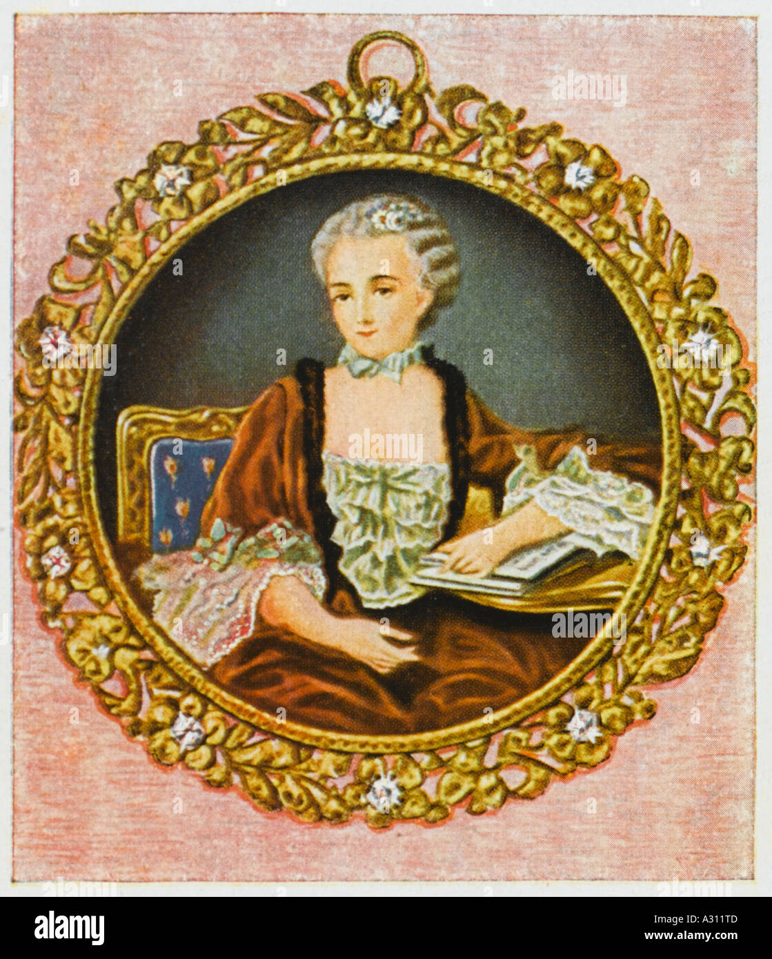 Marquise de pompadour jeanne antoinette poisson -Fotos und ...