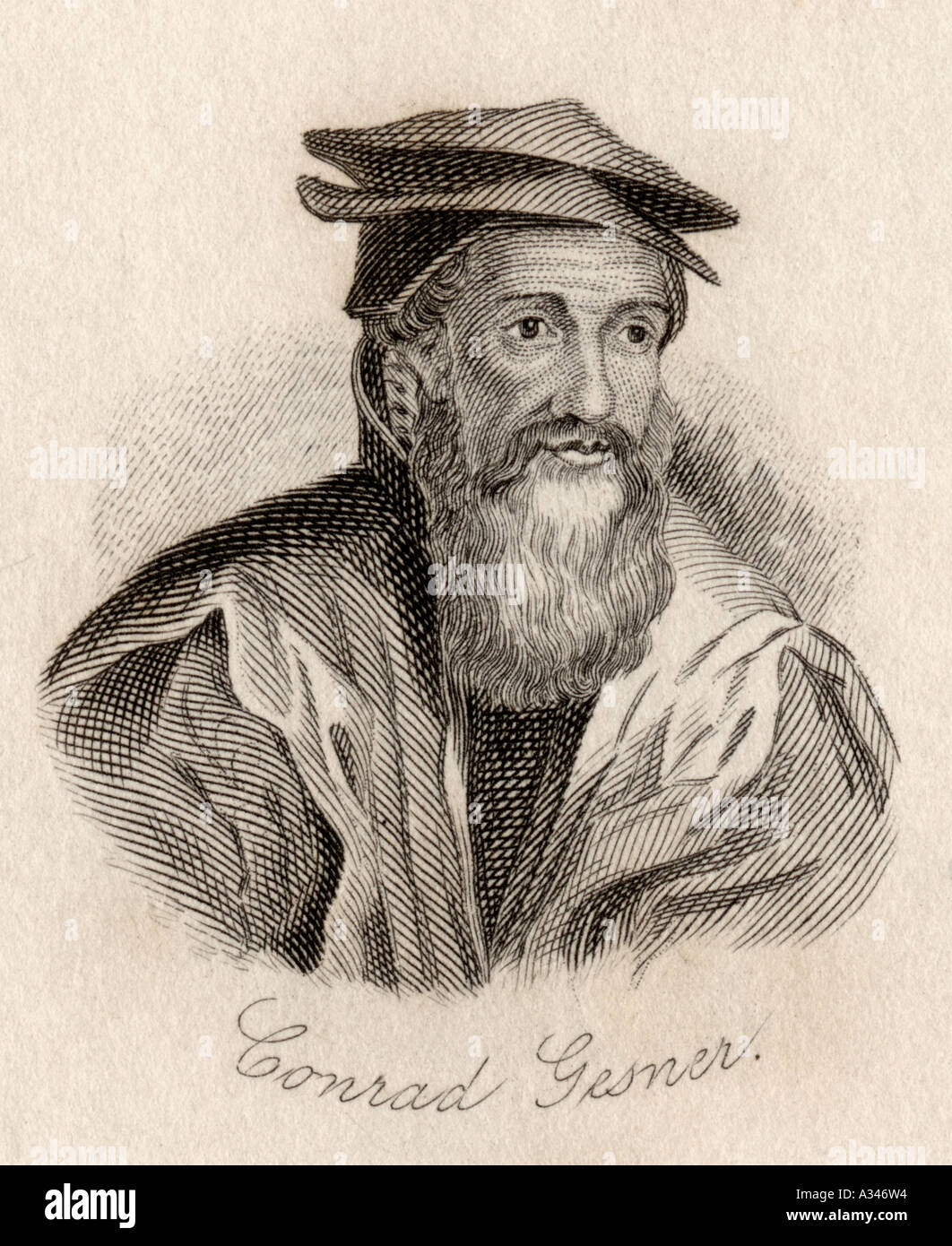 Conrad Gesner, 1516 - 1565. Schweizer Arzt, Naturforscher ...