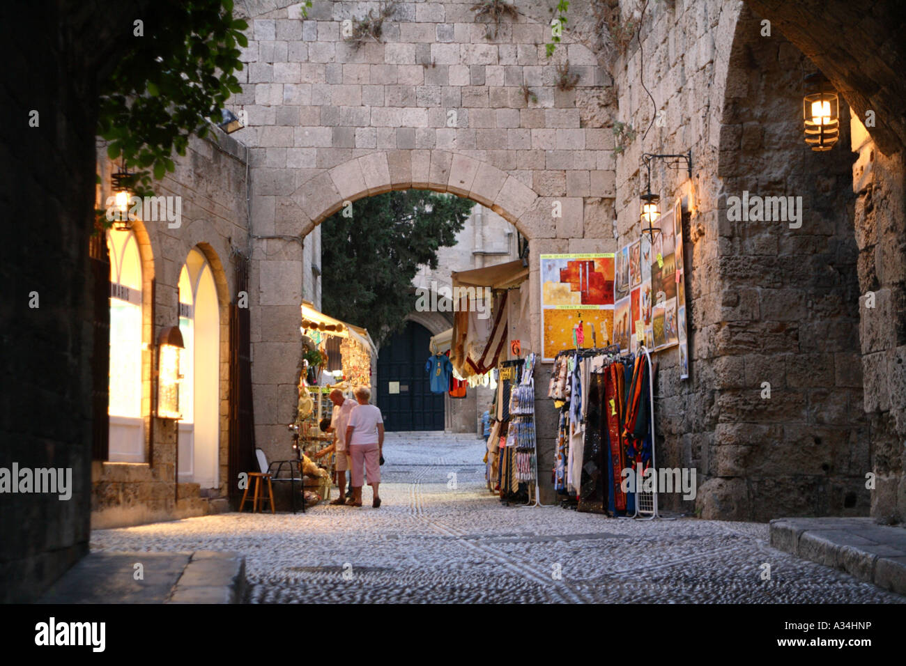 Altstadt von Rhodos, Griechenland, Rhodos Stockfotografie - Alamy