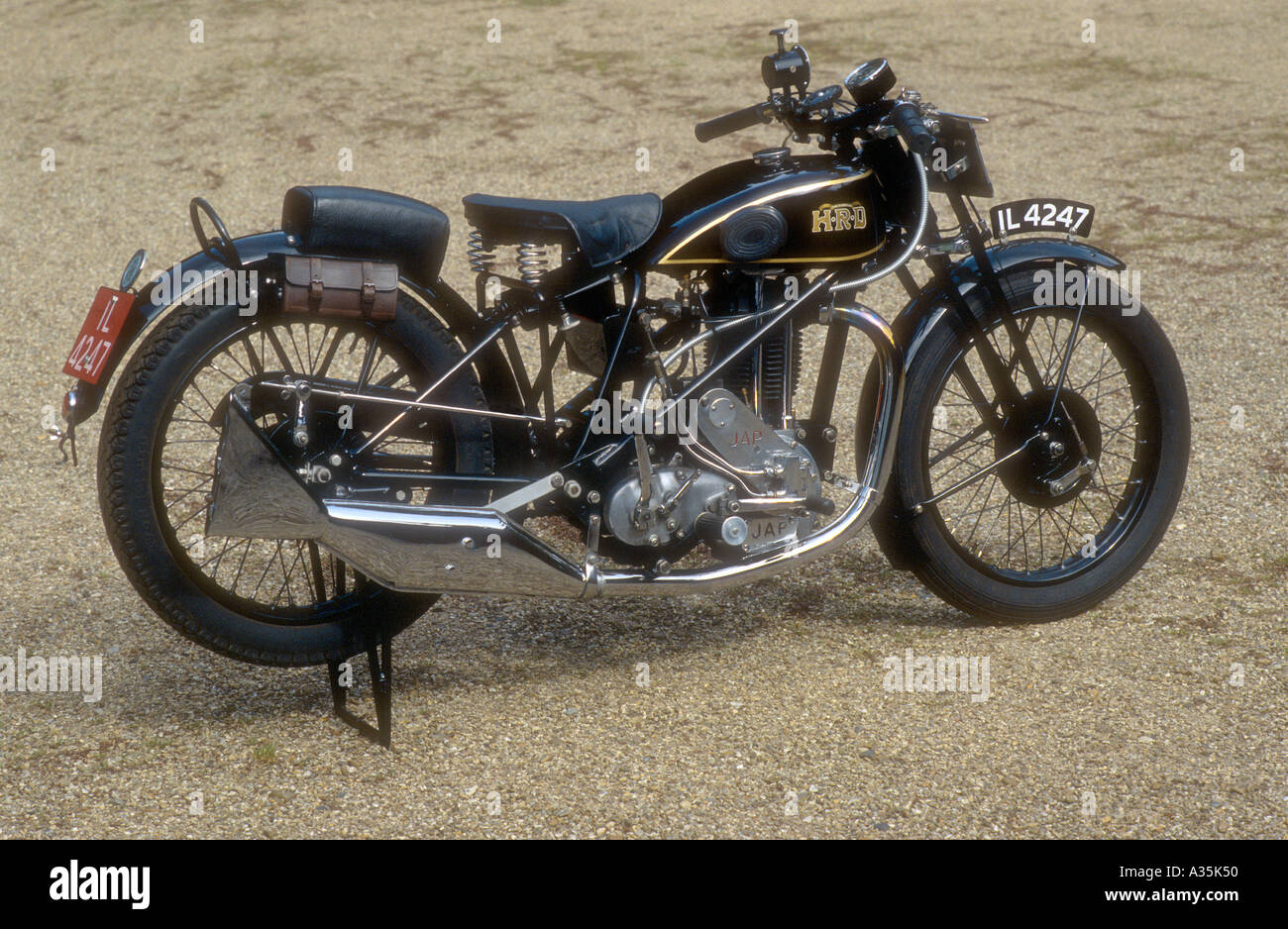 Klassisches Britisches Motorrad Hrd Stockfotos und -bilder Kaufen - Alamy