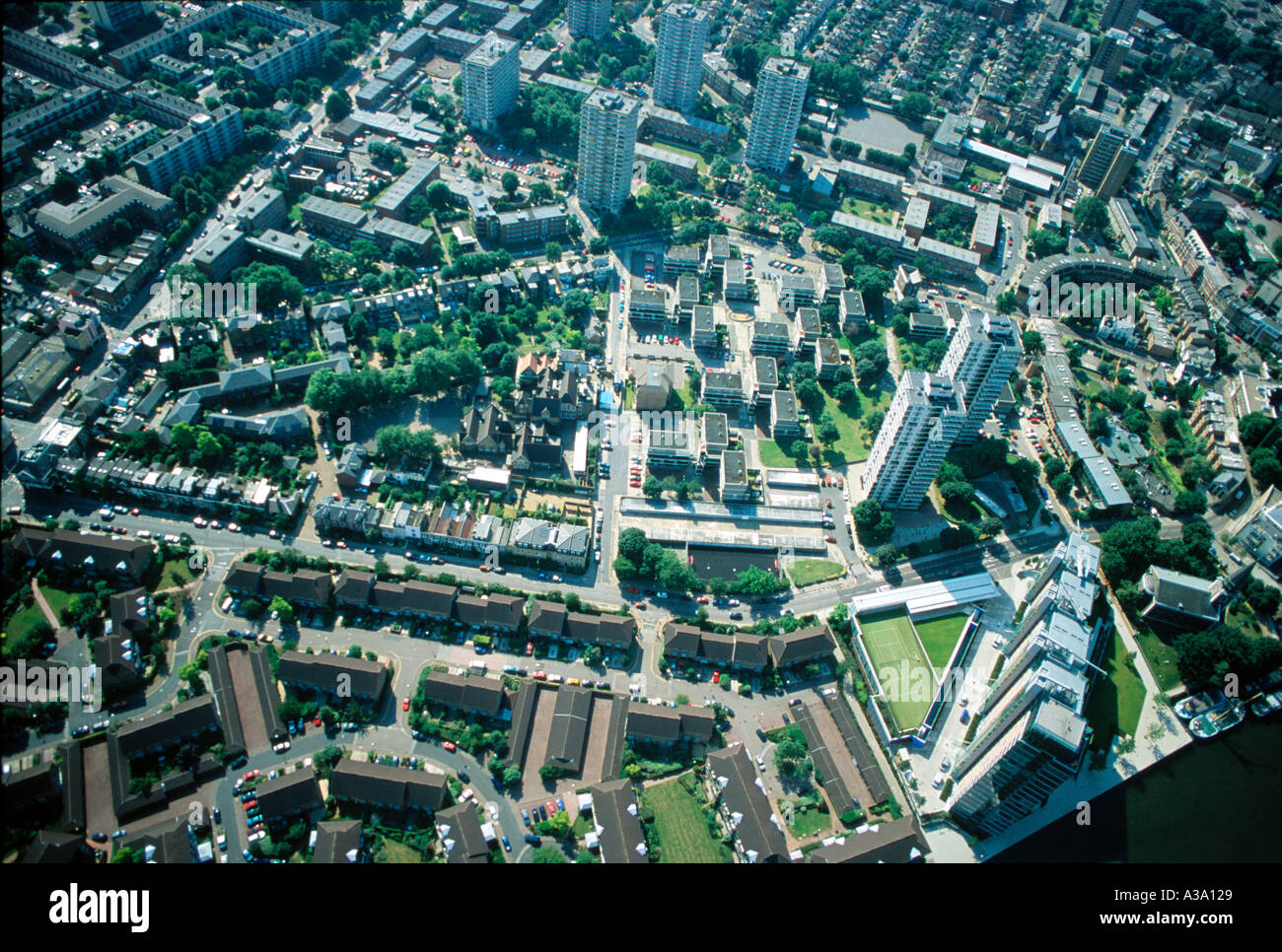 Aerial map london -Fotos und -Bildmaterial in hoher Auflösung – Alamy