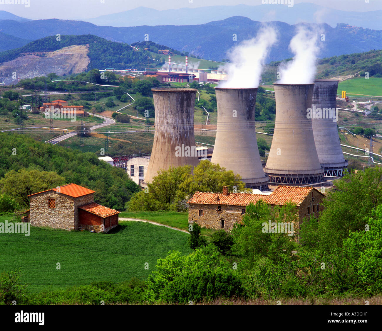 Italy Tuscany Geothermal Stockfotos & Italy Tuscany Geothermal Bilder ...