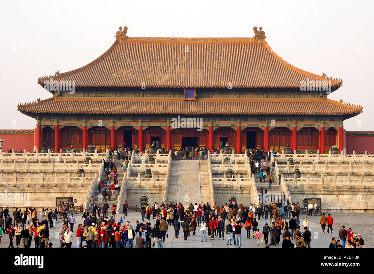 Halle der höchsten Harmonie, Verbotene Stadt, Peking China ...