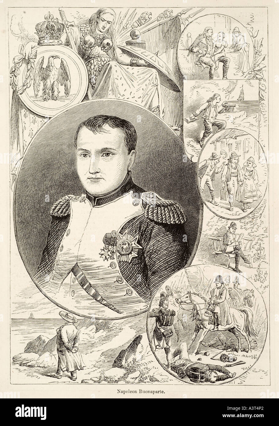 Napoleon Bonaparte Kaiser Frankreich französische Revolution 1769 1821 ...