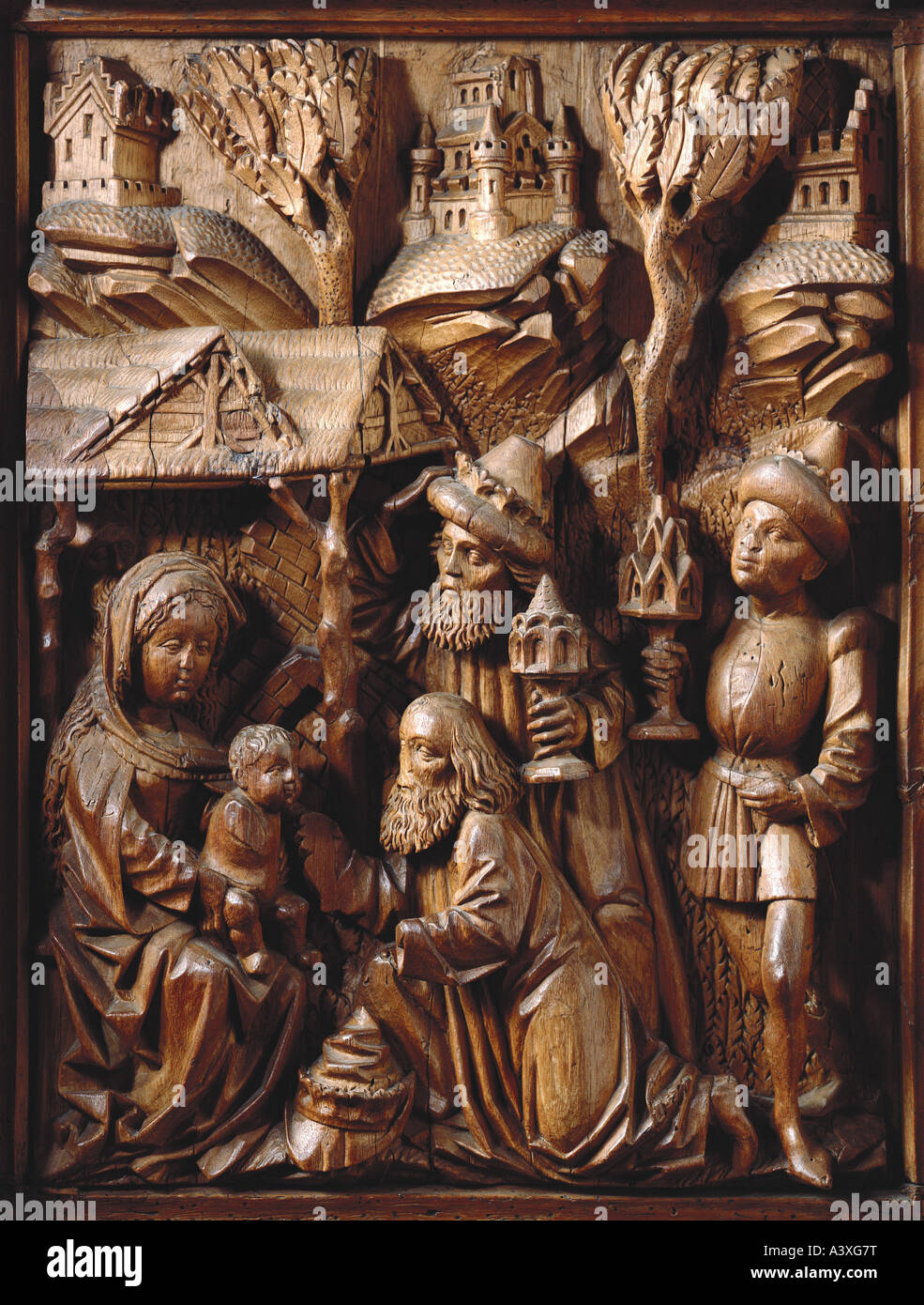 Carving by heinrich iselin and simon haider -Fotos und -Bildmaterial in ...