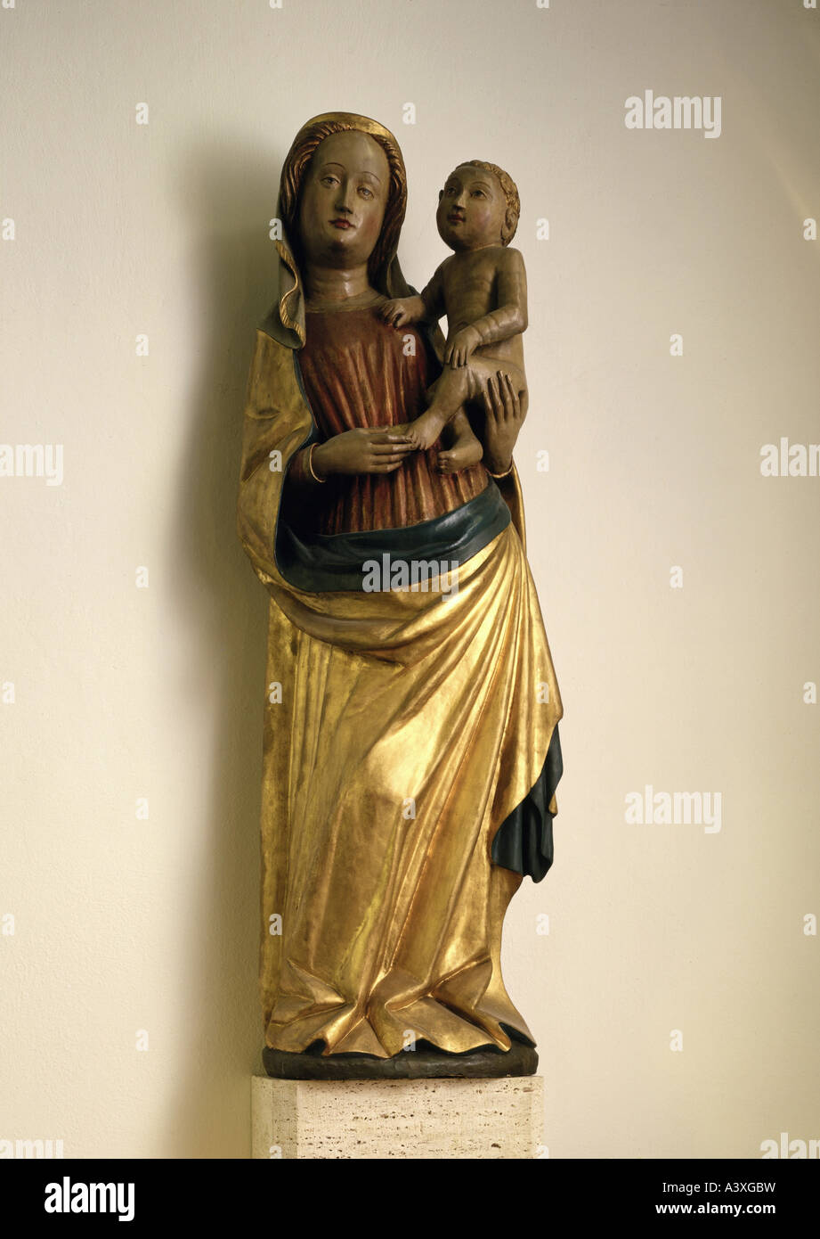Fine arts religious art virgin mary madonna with child -Fotos und ...