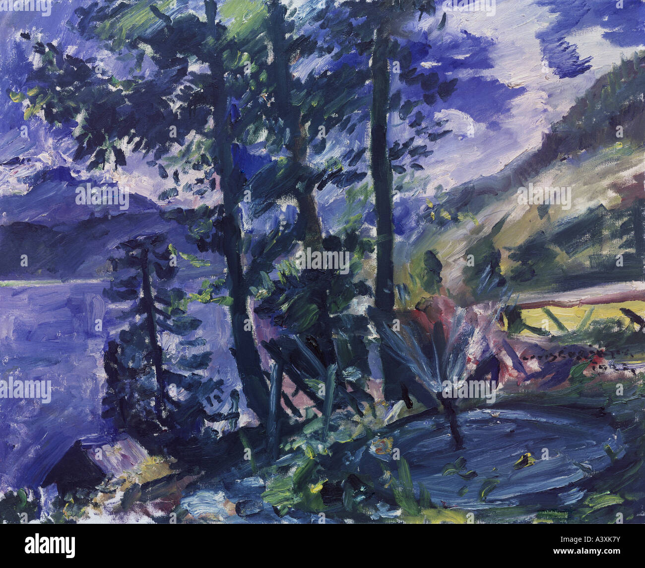 "Fine Arts, Corinth, Lovis (1858-1925), Malerei,"Walchensee Mit ...