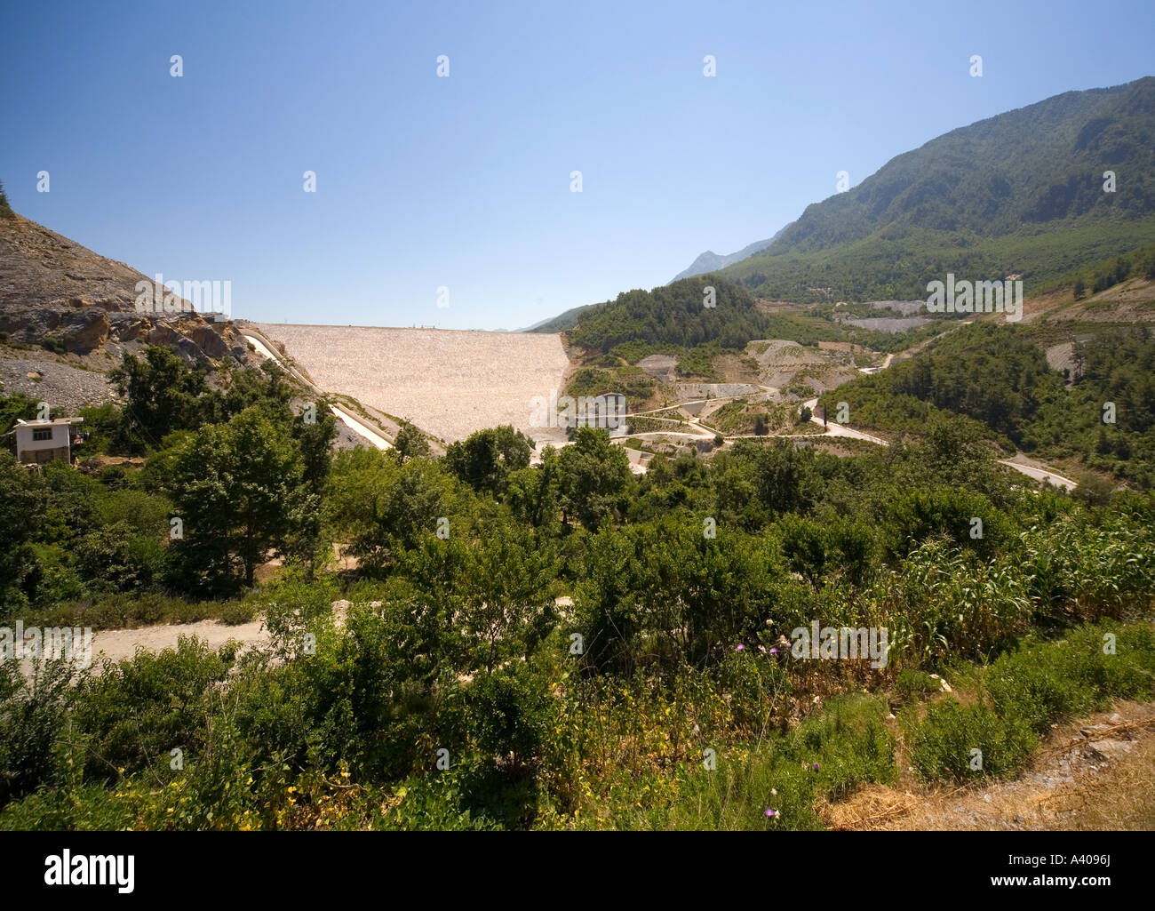 Dam Dimcayi River in der Nähe von Alanya Türkei Stockfotografie - Alamy
