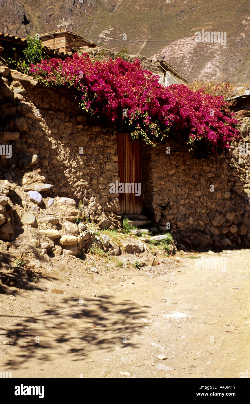 Haus im Dorf Ollantaytambo Heilige Tal Peru Inka Stockfotografie - Alamy