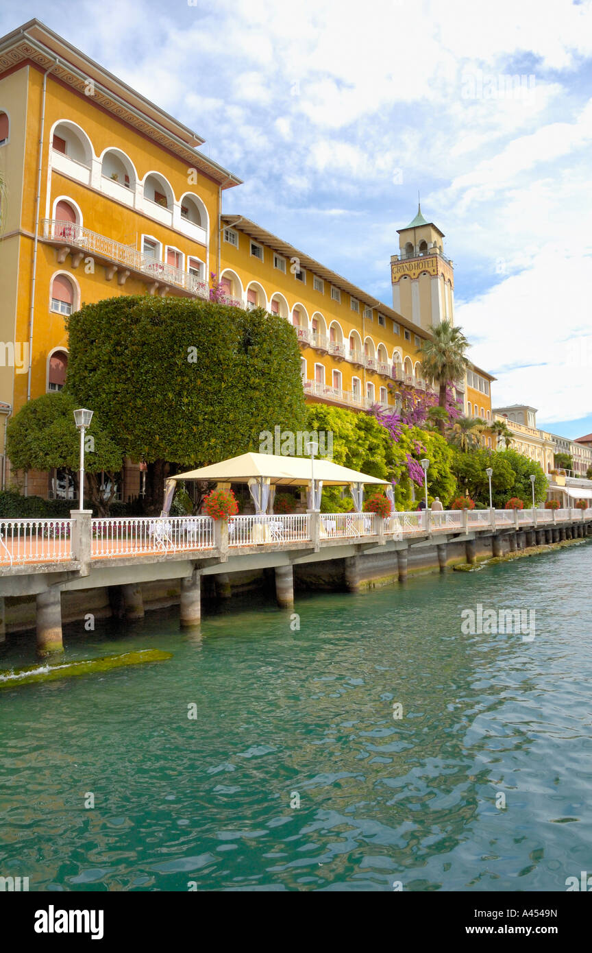 Grand Hotel Gardone Riviera am Gardasee Italien Stockfotografie - Alamy