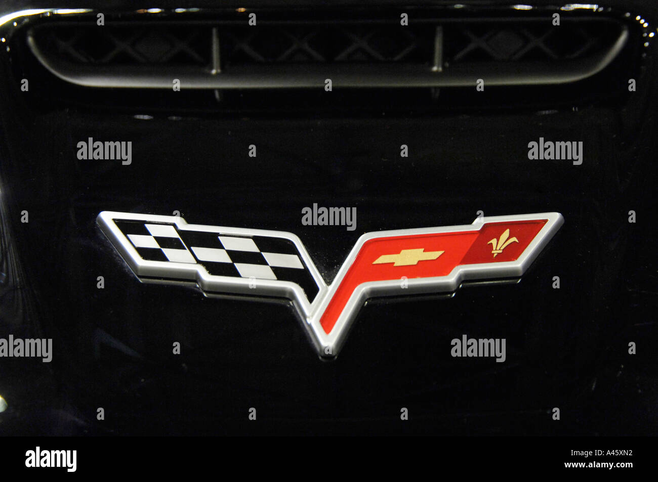 Chevrolet Corvette Logo Stockfotografie - Alamy