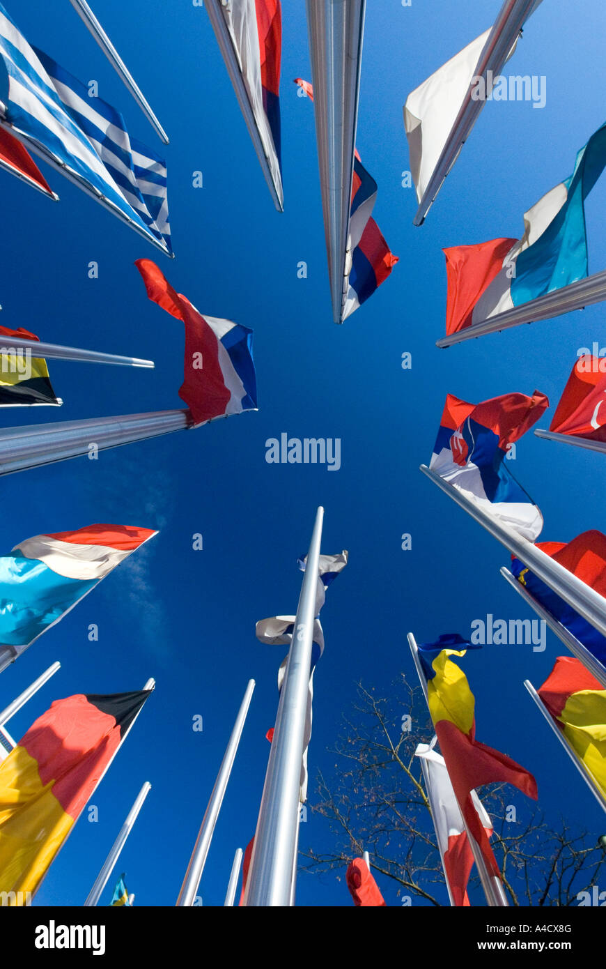 Eu Fahnen Stockfotos und -bilder Kaufen - Alamy