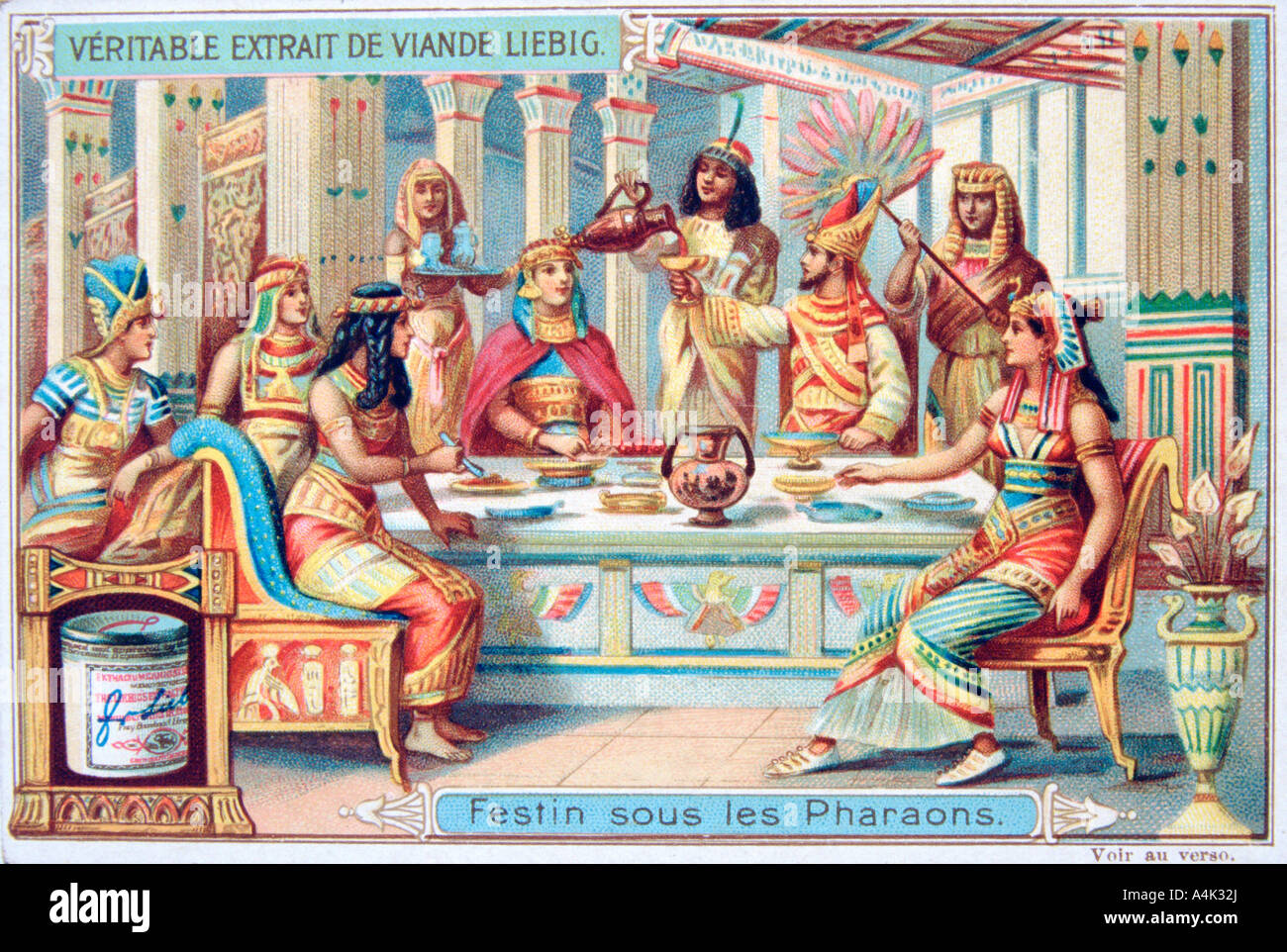 Fest in der Zeit der Pharaonen, das Alte Ägypten, c1900. Artist ...