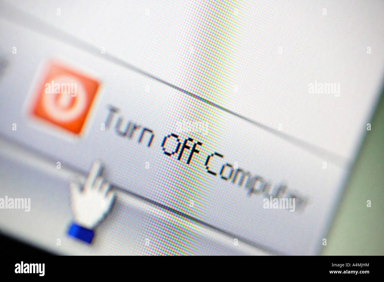 Turn computer off -Fotos und -Bildmaterial in hoher Auflösung – Alamy