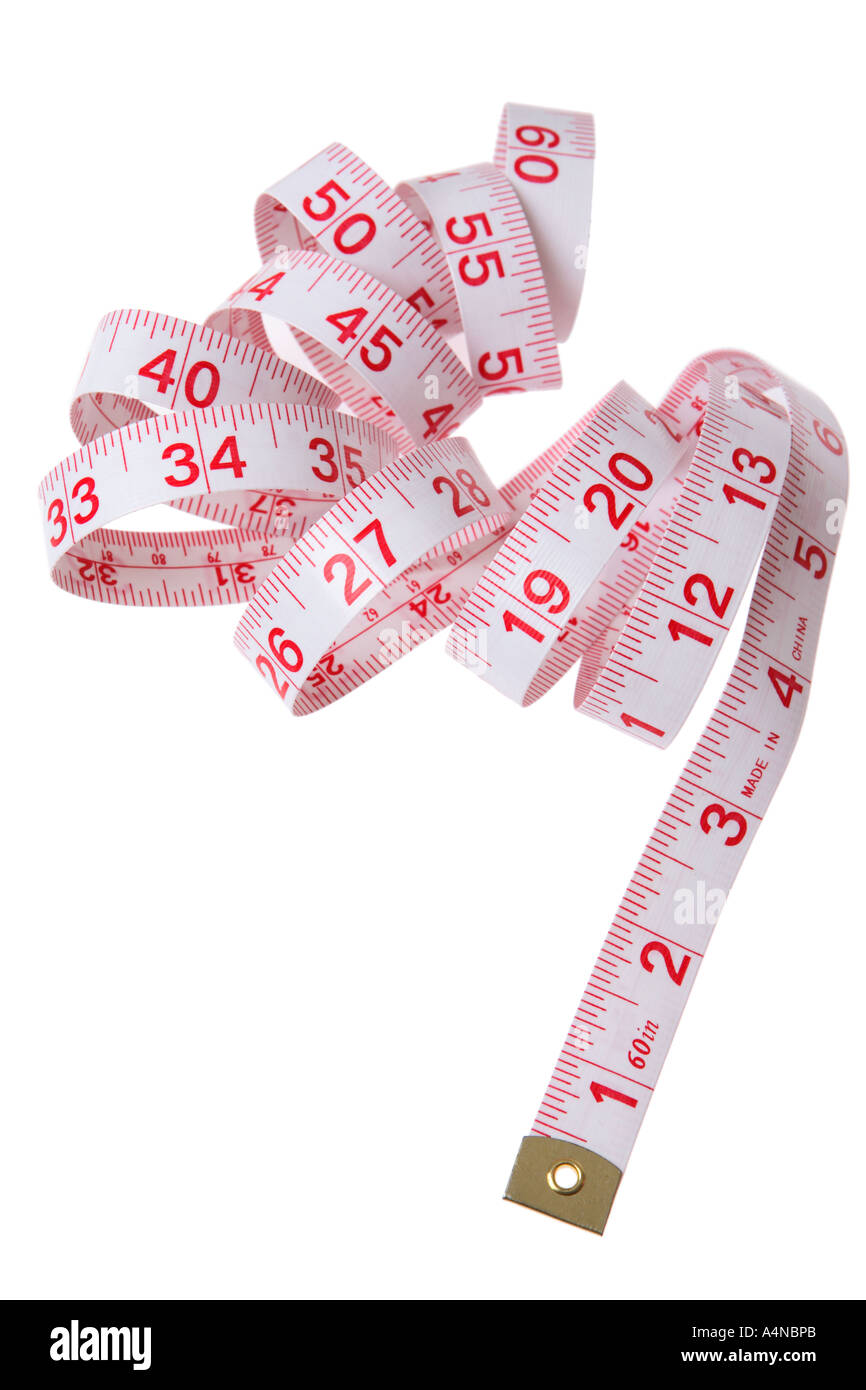 Measuring tape cutout -Fotos und -Bildmaterial in hoher Auflösung – Alamy