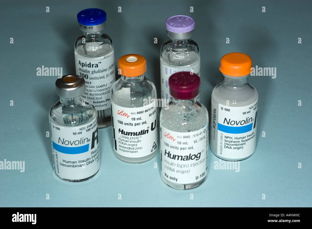 Insulin-Ampullen zur Injektion Stockfoto, Bild: 6339691 - Alamy