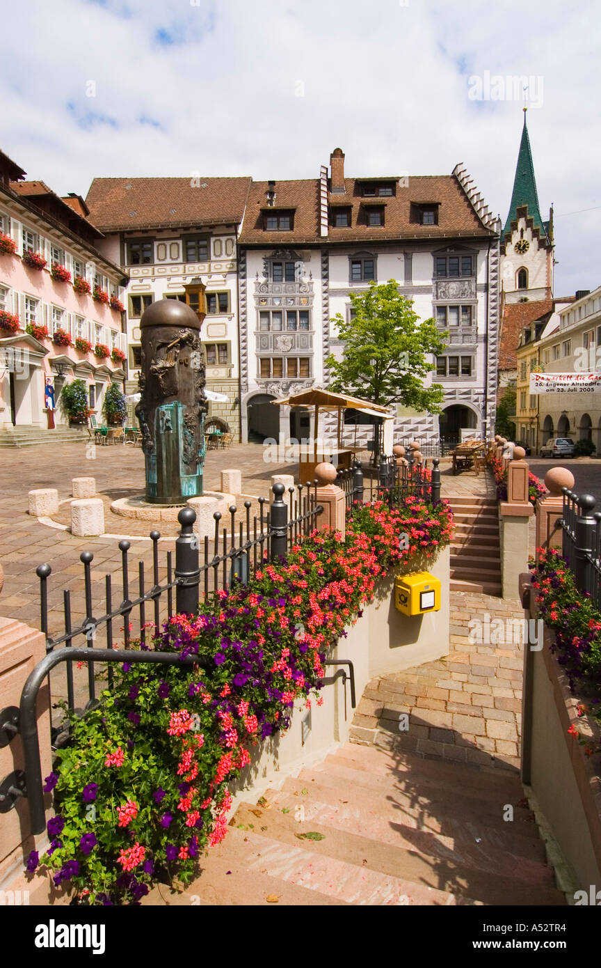 Engen im Hegau Baden-Württemberg Württemberg Deutschland Marktplatz mit ...