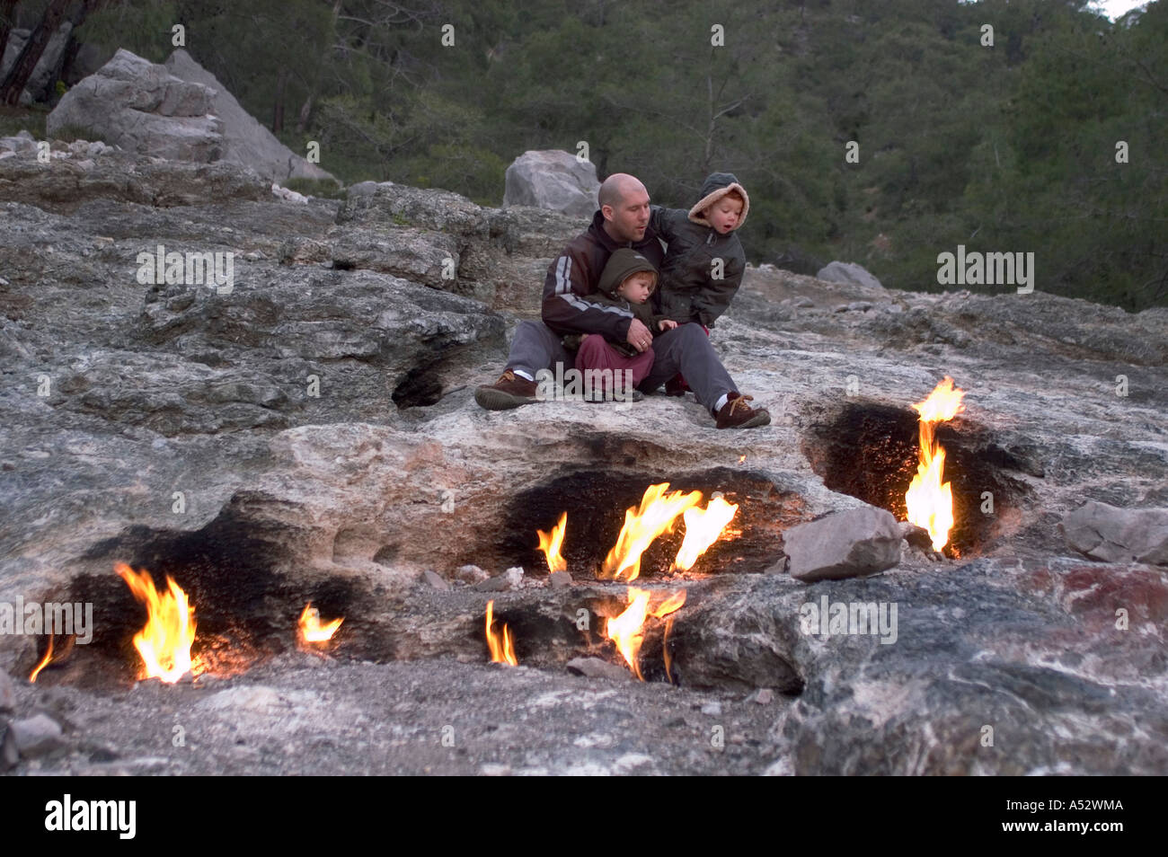 Chimaera Yanartas Turkey Cirali Stockfotos und -bilder Kaufen - Alamy