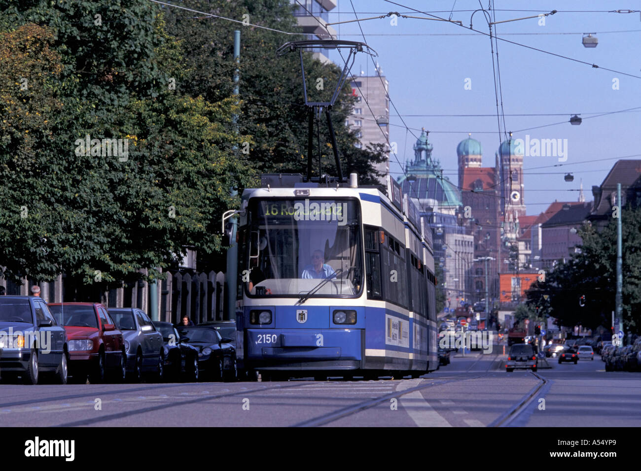 Straßenbahn Straßenbahn Straßenbahn Straßenbahn in München Deutschland ...
