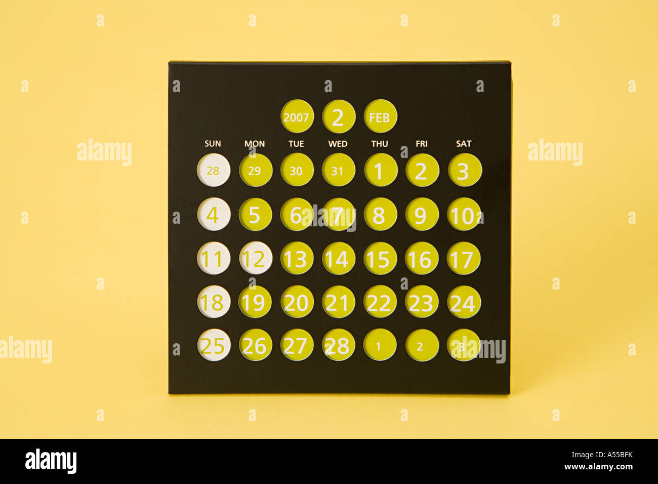 Moderner Kalender Stockfotos und -bilder Kaufen - Alamy