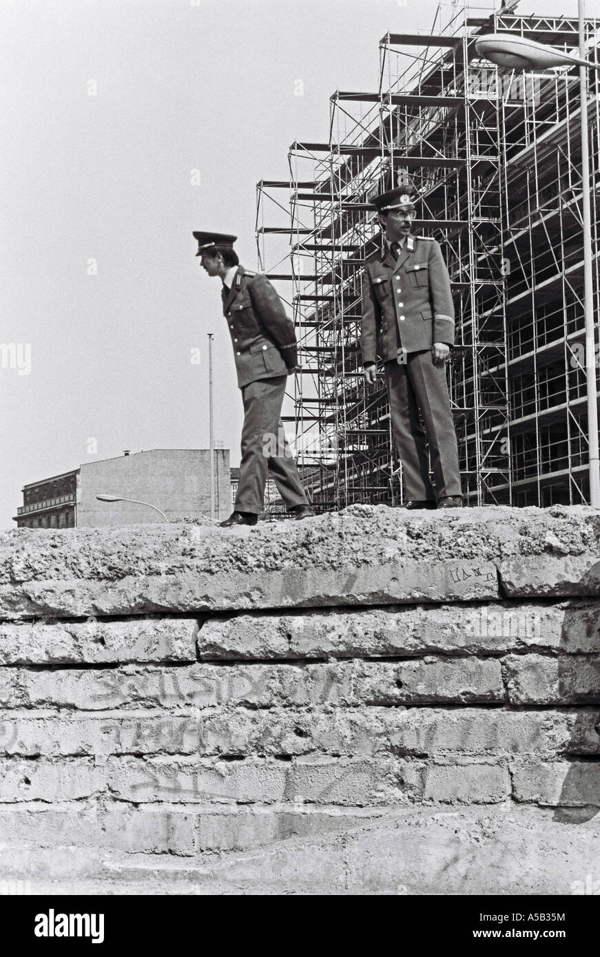 Der Fall der Berliner Mauer 1989 Stockfotografie - Alamy