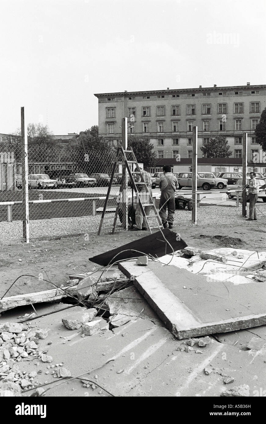 Der Fall der Berliner Mauer 1989 Stockfotografie - Alamy