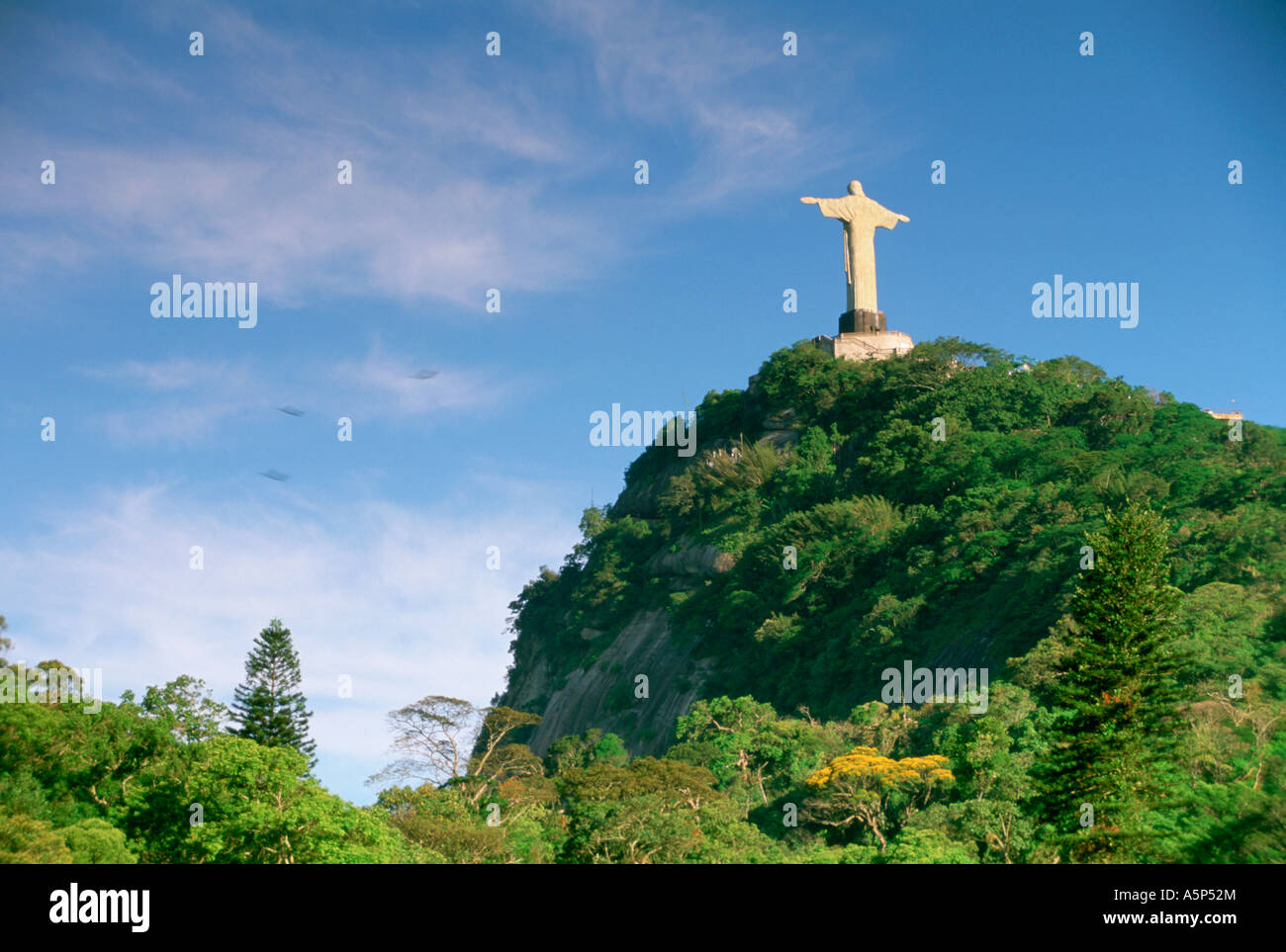 Christo-Statue auf dem Corcovado Rio de Janeiro Brasilien ...