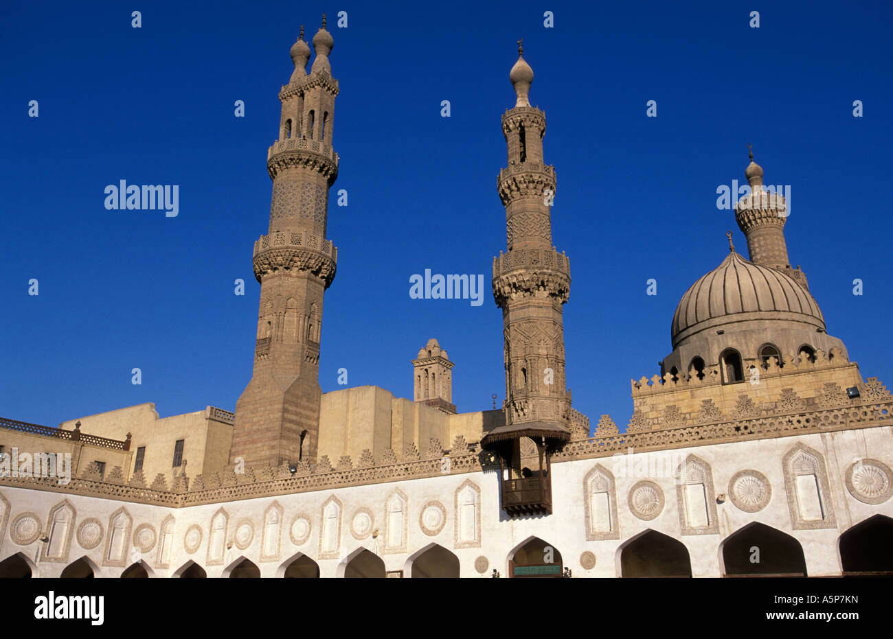 Al-Azhar-Moschee, islamisches Kairo, Ägypten Stockfotografie - Alamy
