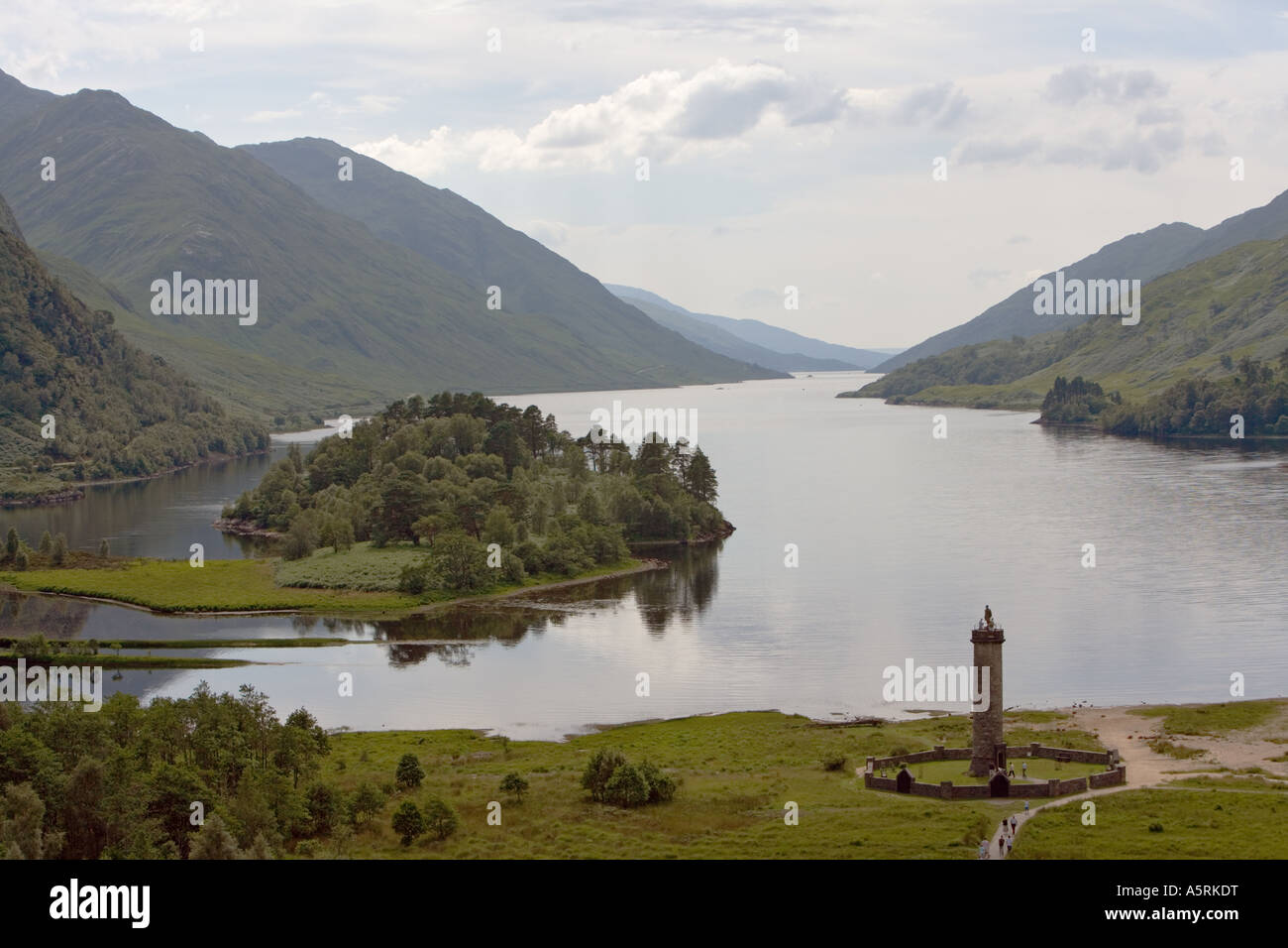 Bonnie Prince Charles Edward Stuart Glenfinnan Monument Darstellung ein ...