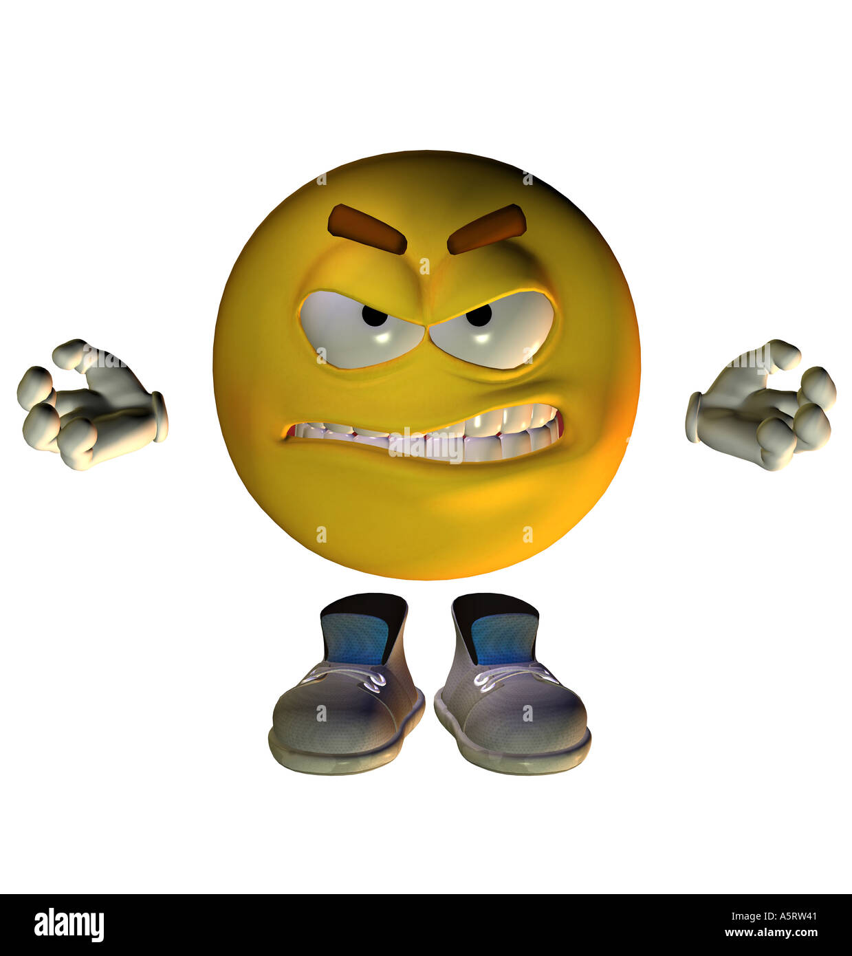 Aggressive smiley Ausgeschnittene Stockfotos und -bilder - Alamy