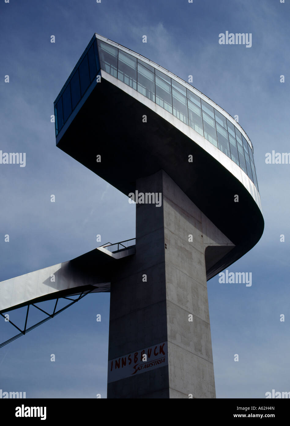 Innsbruck, Bergisel-Schanze, Zaha Hadid 2001/02 Stockfotografie - Alamy
