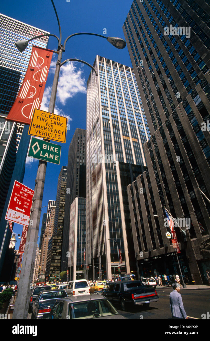 Historisches Bild Jahr 2000 6th Avenue New York City Viertel von ...