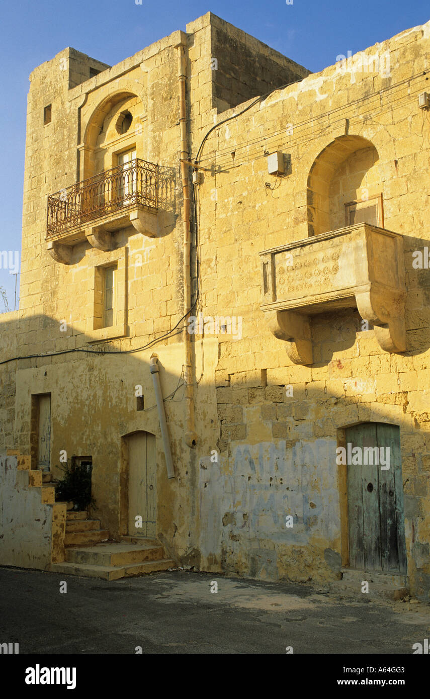Altes Haus in Gharb, Insel Gozo, Malta Stockfotografie - Alamy