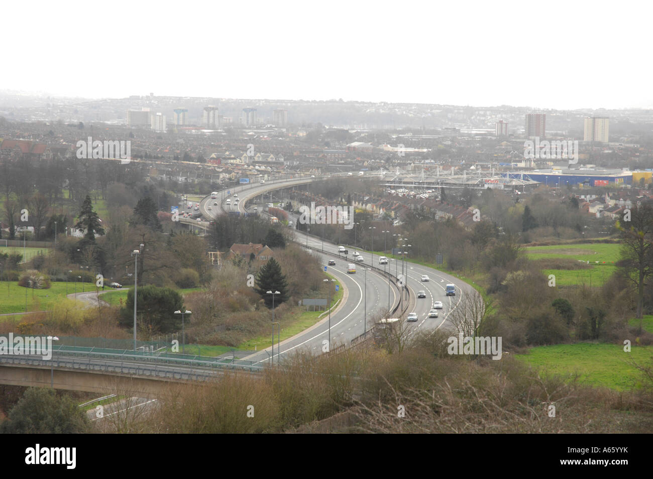 M32 motorway -Fotos und -Bildmaterial in hoher Auflösung – Alamy