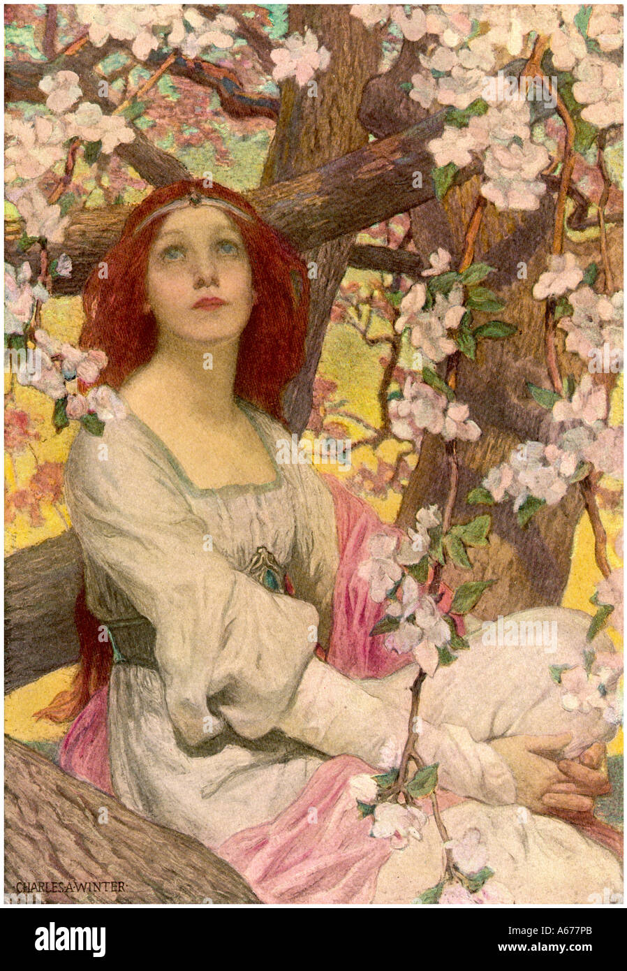 Pre raphaelite woman -Fotos und -Bildmaterial in hoher Auflösung – Alamy
