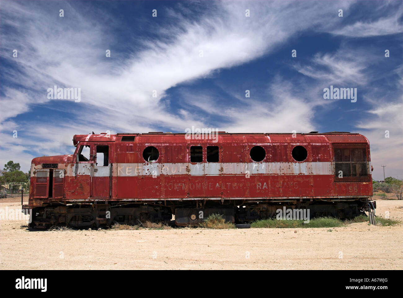Alice springs old ghan train railway -Fotos und -Bildmaterial in hoher ...